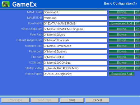 RetroBlast! Review: GameEx Front End